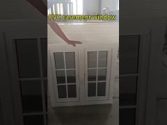 European Design UPVC Windows Double Glazing Swing PVC Casement Window