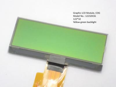 Cina Esposizioni transflective 122 * 32 lampadina giallo verde, esposizione di serie dell'affissione a cristalli liquidi del DENTE di STN dell'affissione a cristalli liquidi in vendita