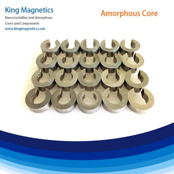 Hall-sensor nano crystalline strip wound amorphous toroid core with gap