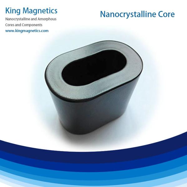 Hall-sensor nano crystalline strip wound amorphous toroid core with gap