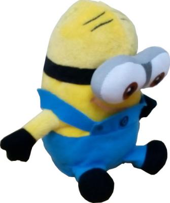 China Repeating Talking Moving Head Plush Toy Cute Yellow Man 30cm Interactive Plush for sale