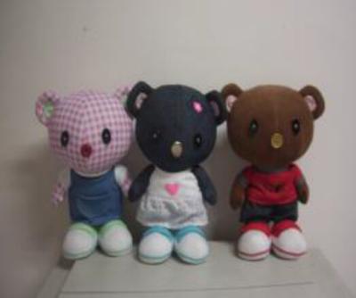 China Custom Stuffed Plush Dolls 30cm Soft Character Puppet Toy for Kids for sale
