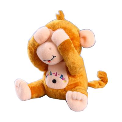 China Electronic Plush Toys Peek a boo George Monkey plush toys for sale