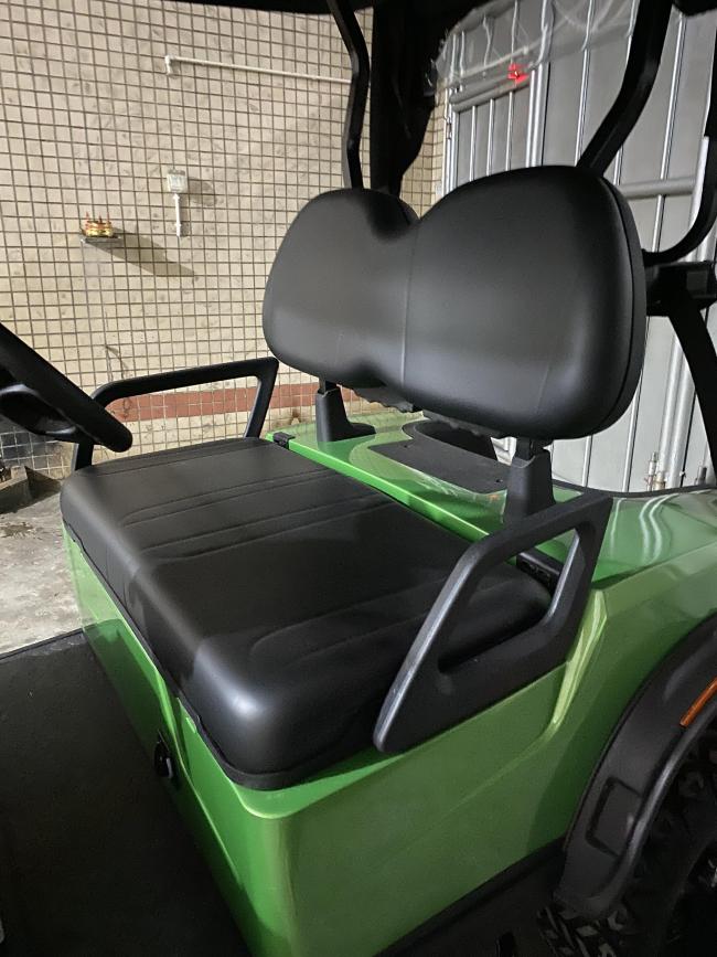Close-up of PU foam armrest cushion