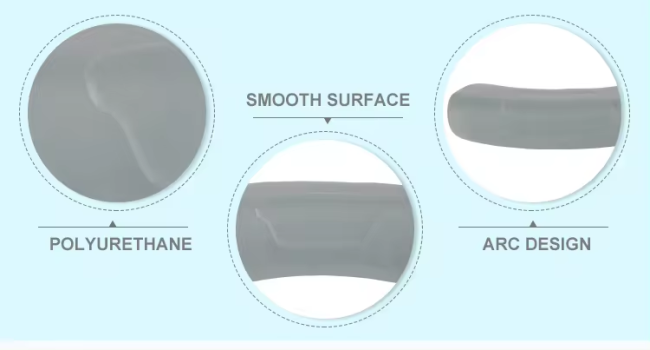 Custom logo options for PU foam bath pillows