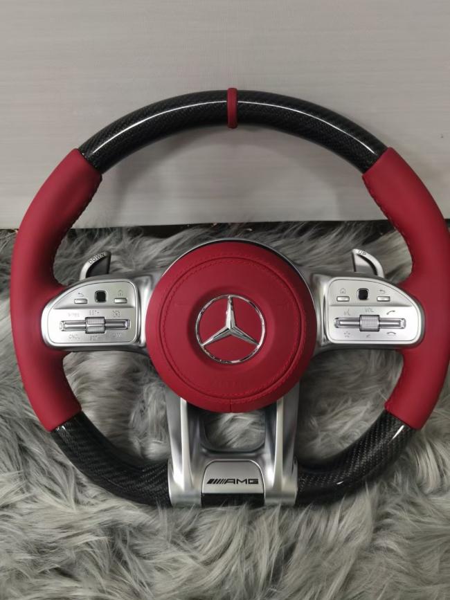 Packaged steering wheel ready for shipment