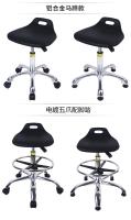 Quality Anti Static Industry PU Foam Chair 36cm Back Laboratory Office ESD Chair SGS for sale