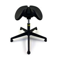 Quality Anti Static Black PU Office Chair Customized Logo Office Lab Chairs With Wheels for sale