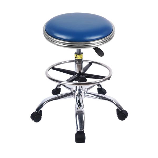 Quality PU Leather Esd Office Chairs School Workshop Laboratory Chairs And Stools for sale