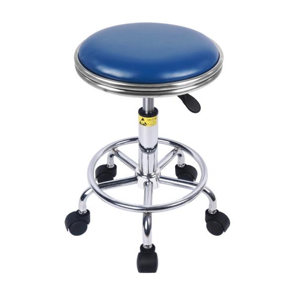 Quality PU Leather Esd Office Chairs School Workshop Laboratory Chairs And Stools for sale