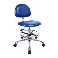 Quality Lab And Industry PU Leather Chair With Adjustable Backrest And ESD Protection for sale