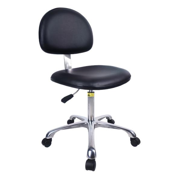 Quality Backrest Height 20 Inches PU Leather Industry Chairs With ESD Protection For for sale