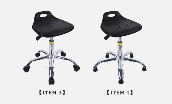 Quality PU Polyurethane Anti Static Office Chair Laboratory Ergonomic Design for sale