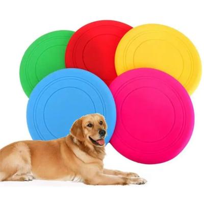 China Custom Polyurethane PU Foam Pet Training Flying Saucer Soft Frisbee Toy For Dog for sale
