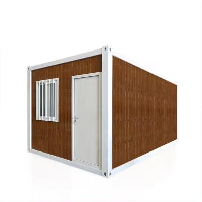 China Stahl-Kompakte vorgefertigte Containerhäuser mit PVC-Schiebetüren zu verkaufen