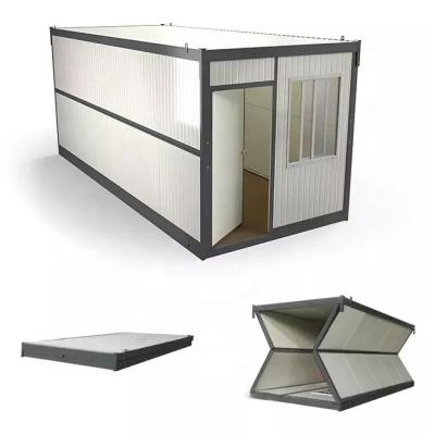 China Prefabricated Folding Container House Contemporary Foldable Shipping Container Home for sale