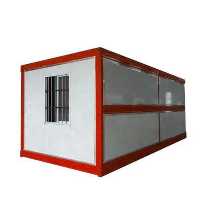 China Prefabricated Folding Container House Contemporary Foldable Shipping Container Home for sale