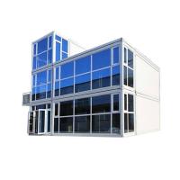 China Functional Flat Pack Container House with 50-100mm Insulation Panels and 3500x8000mm Maximum Size for sale