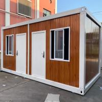 China Fire Proof Flat Pack Container House 3500x8000mm with 50-100mm Insulation Panels and 3-Hour Installation for sale