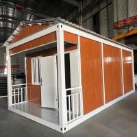 China Fire Proof Flat Pack Container House 3500x8000mm with 50-100mm Insulation Panels and 3-Hour Installation for sale