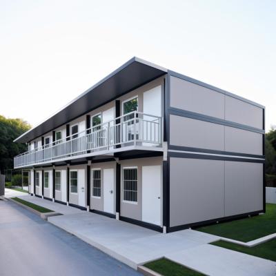 China Makkelijk te monteren opvouwbaar voorgefabriceerd containerhuis voor werkgebruik for sale