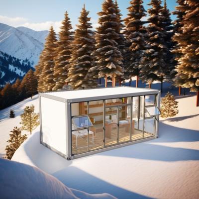 China Rainproof Folding Container House Customization Fold Out Shipping Container House for sale