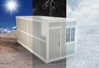 China Foldable Modular Home Wind Proof Heat Insulation Steel Structure 50mm EPS Sandwich Panel for sale