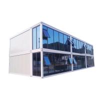 China Easy Assembly Folding Container House with 50-100mm Insulation Panels and 3500x8000mm Maximum Size for sale