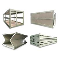 China Easy Assembly Folding Container House with 50-100mm Insulation Panels and 3500x8000mm Maximum Size for sale