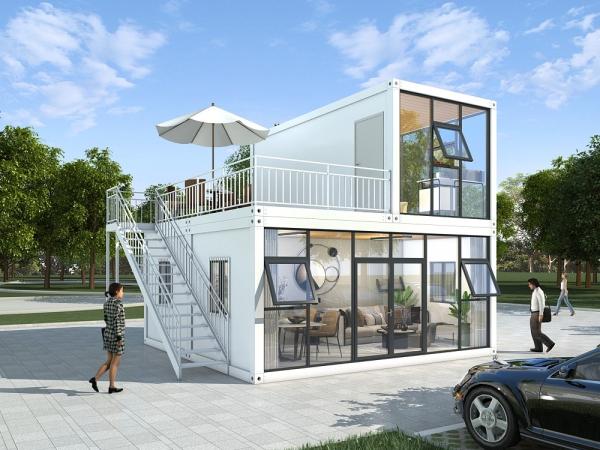 Quality Steel Sheet Detachable Container House Sandwich Panel Converted Shipping for sale