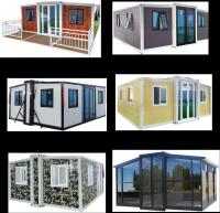 China Expandable Sandwich Panel Container House 50mm EPS Rock Wool Custom Sizes for sale