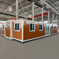 China Fireproof Expandable Container House 50mm EPS Rock Wool Panel Modular Home for sale