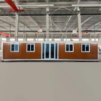 China Fireproof Expandable Container House 50mm EPS Rock Wool Panel Modular Home for sale