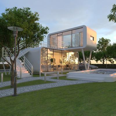 China Passen Sie Ihren Traumraum mit einer Vielzahl von Farboptionen und Trocken-Nass-Trennbad in Apple Cabin House an zu verkaufen