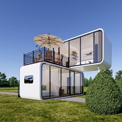 China 2024 Hot selling Apple Cabin Mobile Container House voor Cafe Office Tiny Pods Hotel Gebruik op maat gemaakte flexibele prefab huizen for sale