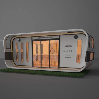 中国 アップルキャビンハウス 鋼筋ガルバン化 乾湿分離 浴室 複合木製床 販売のため