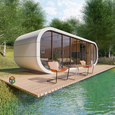 China 20ft Modular Design Small Prefab Houses Outdoor For Living And Working for sale