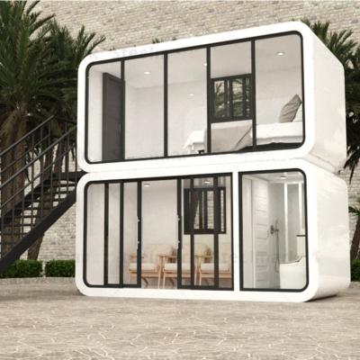 China Commerciële prefab mobiele kantoorpod op maat met composiet houten vloer for sale