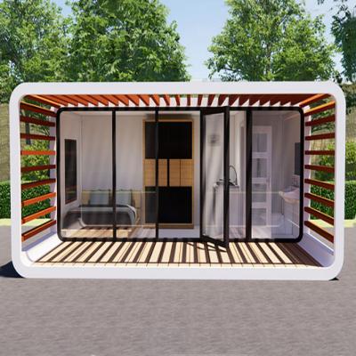 China Luxurious Apple Cabin House Movable Prefabricated Container House for sale