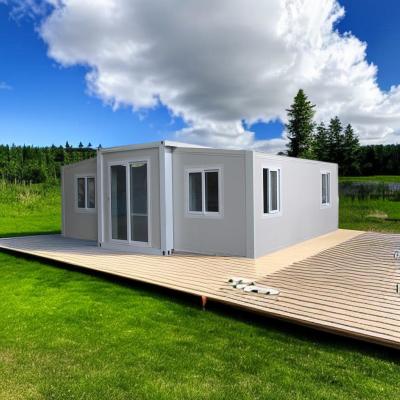 중국 2025 가장 많이 팔리는 2개의 침실이 있는 흰색 확장 가능한 컨테이너 주택 판매용