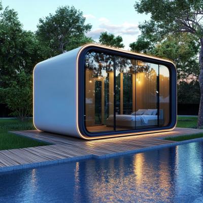 China Framework Prefabricated House Unfurnished Apple Cabin Tiny Home Sleeping Space Pod for sale