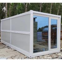 China Customizable Flat Pack Container House 50mm Rock Wool Panel Prewired Lighting for sale