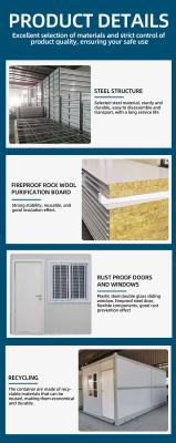 중국 맞춤형 및 개인화 된 주택 솔루션을위한 사용자 정의 가능한 평면 패키지 컨테이너 하우스 판매용