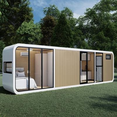 China Apple Cabin House gegalvaniseerd stalen frame en metaal gesneden paneel voor een exclusieve woonbeleving for sale