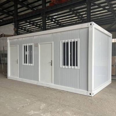 China Flat Pack Container House vooraf bedraad met elektriciteit voor eenvoudige en handige installatie voor tijd- en kostenbesparing for sale