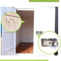 China All-In-One Flat Pack Container House Kit 50mm EPS Panel Quick Setup 4 Workers 3 Hours for sale