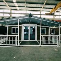China Expandable Steel Frame Container House 50mm EPS Wall Panel Quick Assembly Customizable for sale