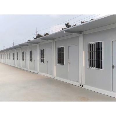 China Sterk en duurzaam flat pack container huis met 50/75/100mm EPS sandwich paneel en optionele vloer for sale