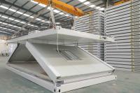 China Customizable Folding Container House 50mm Rock Wool Panel Prewired Accommodation for sale