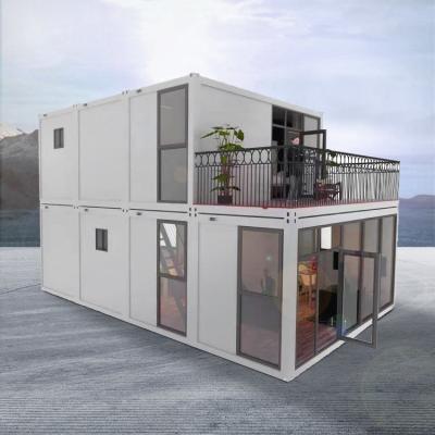 China China Luxury Easy Assemble 2 verdieping 3 slaapkamer Modulaire huizen Huizen Prefabricadas Prefab huizen Container for sale